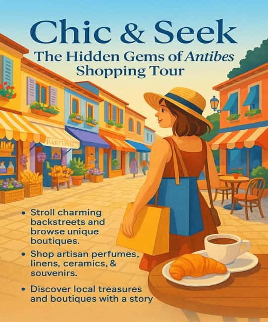 Antibes: Chic & Seek Shopping Tour with Coffee & Pastry - A Local’s Guide to Antibes’ Chic & Seek Shopping Tour