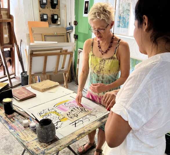 Antibes: make your art souvenir with a Local Artist - Discover Art in Antibes: Make Your Own Souvenir with a Local Artist