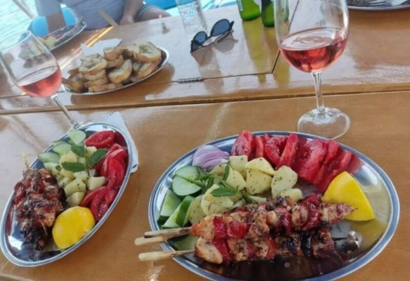 Antiparos: Private Sailing Cruise with Swim Stops and Lunch - Food and Drink: A Greek Feast at Sea