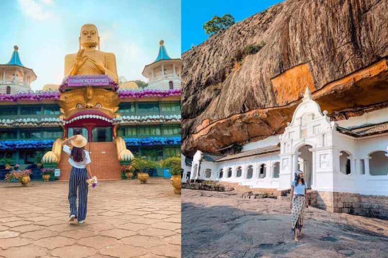 Anuradhapura to Sigiriya with Dambulla Cave Temple Visit - Key Points
