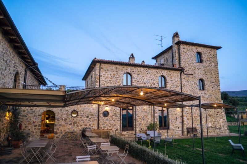 Aperitif on the Terrace of Podere Montale at Sunset - Authenticity and Value