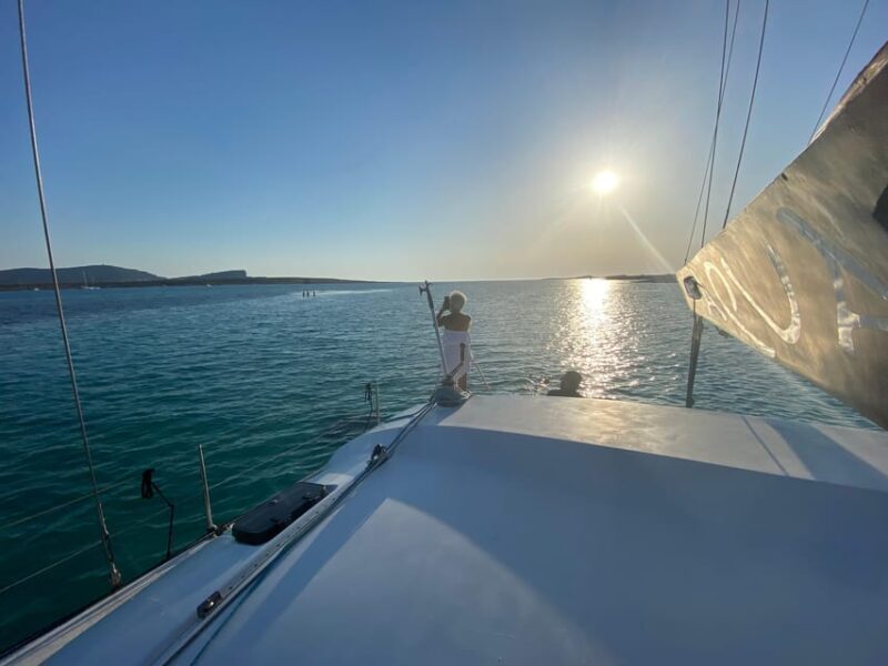 aperitifs at sunset on the Stintino catamaran burianaCharter - Who Should Consider This Tour?