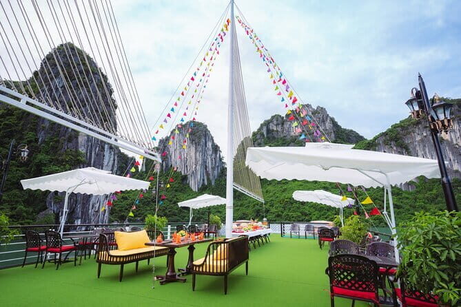 Apollo Premium 5-Star Day Cruise to Ha Long Bay with Buffet Lunch - Exploring Sung Sot Cave and Titop Island
