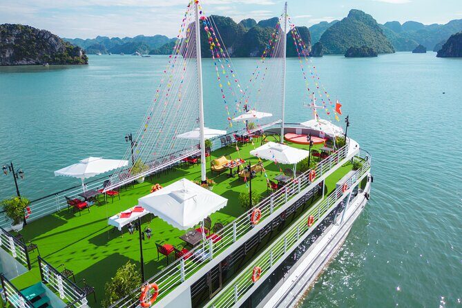 Apolo Premium 5 Star Ha Long Bay Cruise With Jacuzzi, Kayaking - Key Points