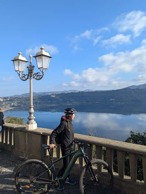 Appia Antica Ebike Tour > Castel Gandolfo & Lake (Top Landscape) - A Practical Overview of the Tour Experience