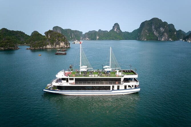 Arcady 5 Star Halong Day Cruise: Buffet Lunch and Sunset Party - Key Points