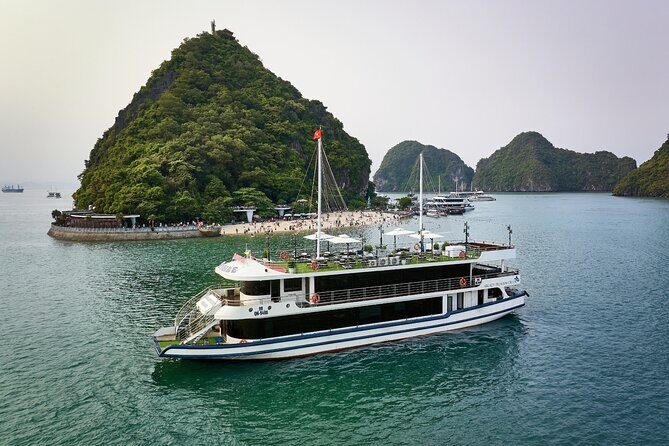 Arcady Halong 5 Star Day Cruise: Buffet Lunch and Sunset Party - Discovering Halong Bay with the Arcady 5-Star Day Cruise
