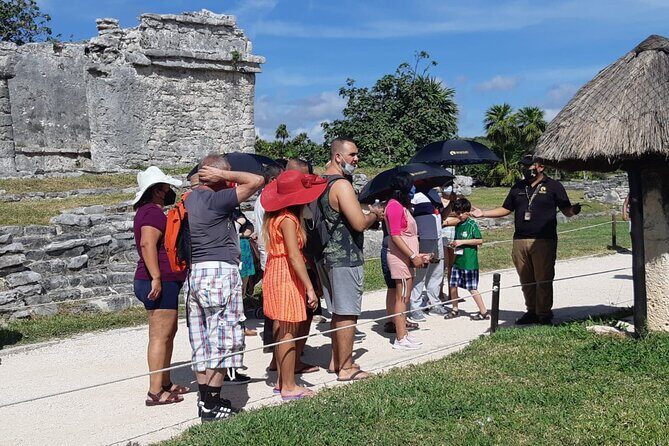 Archaeological Tour in Tulum and Coba with Kuxtal Cenote - First Stop: Tulum Archaeological Site