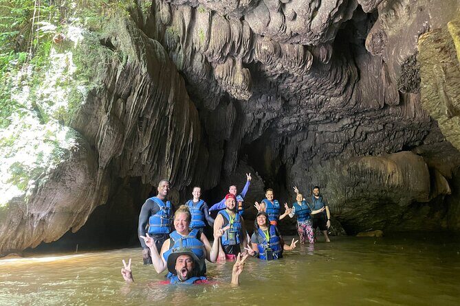 Arenales River Caving, Waterfall &Tropical Forest Secret Spring - River Trekking and Cave Swimming