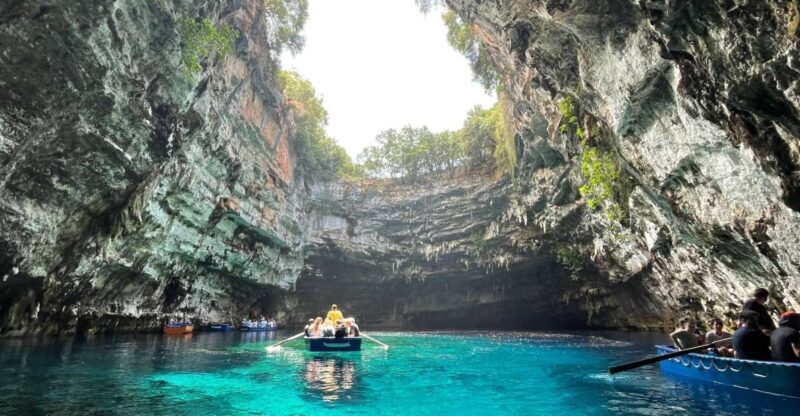Argostoli: Melissani Lake, Drogarati Cave, and Myrtos Beach - Key Points