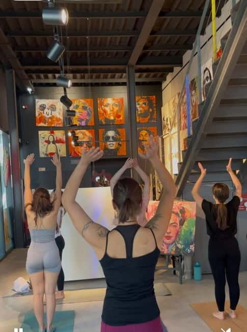 Art&Yoga + Cheese&Wine - The Experience and Its Setting