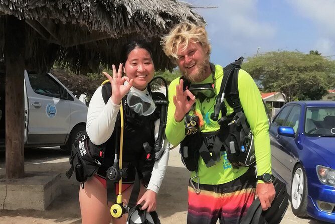 Aruba 1-Tank guided Dive for certified divers with own equipment - Key Points