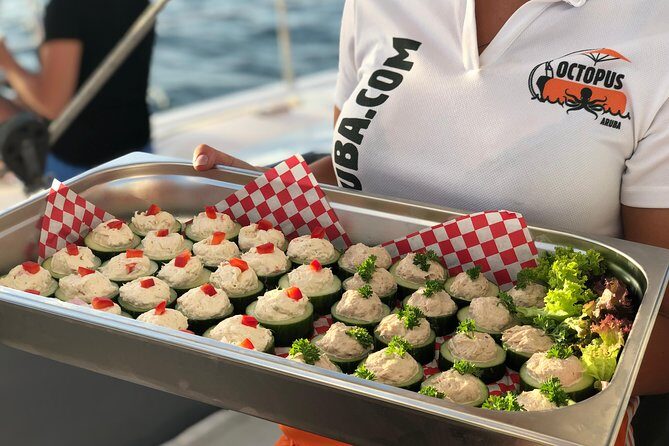 Aruba Happy Hour Sunset Sail with Savory Bites and Cocktails - Ideal for a Range of Travelers