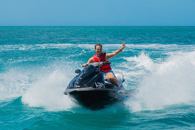 Aruba Single Jetski Waverunner near Eagle Beach - An In-Depth Look at the Jet Ski Tour Experience