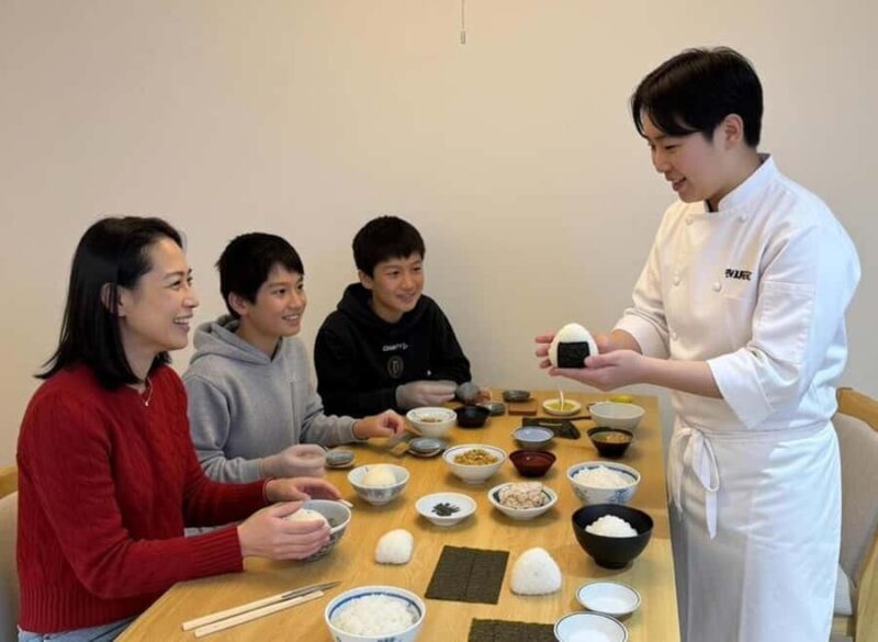 Asakusa Tokyo Early-Bird Onigiri Making Class with a Chef - Key Points