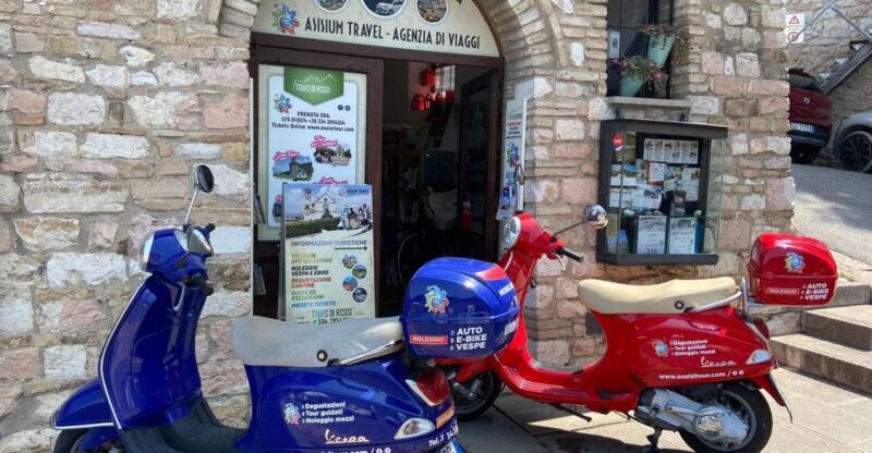 Assisi Rental Vespa '125cc - full day - Discovering Assisi and Umbria by Vespa
