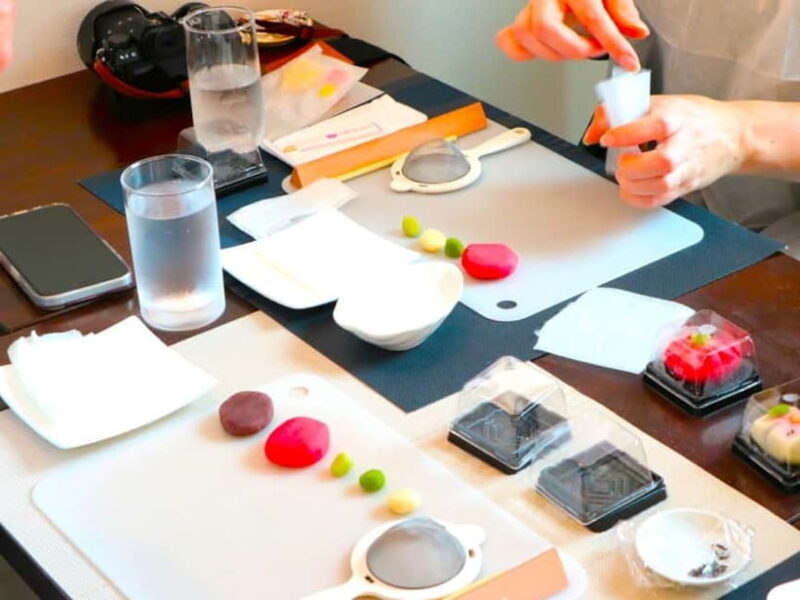 At an Antique Shop, Tea Ceremony and Japanese Sweets Forming - The Setting: An Antique Shop Like No Other