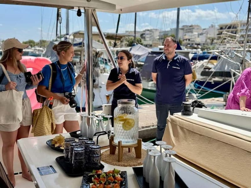 Athens: All-Inclusive Luxury Catamaran Cruise to Aegina - Key Points