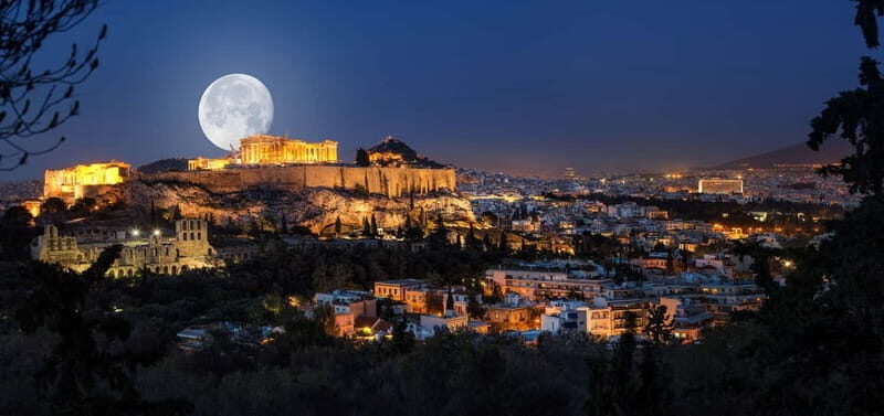 Athens: Big Bus Live-Guided Night Tour by Open-Top Bus - Key Points