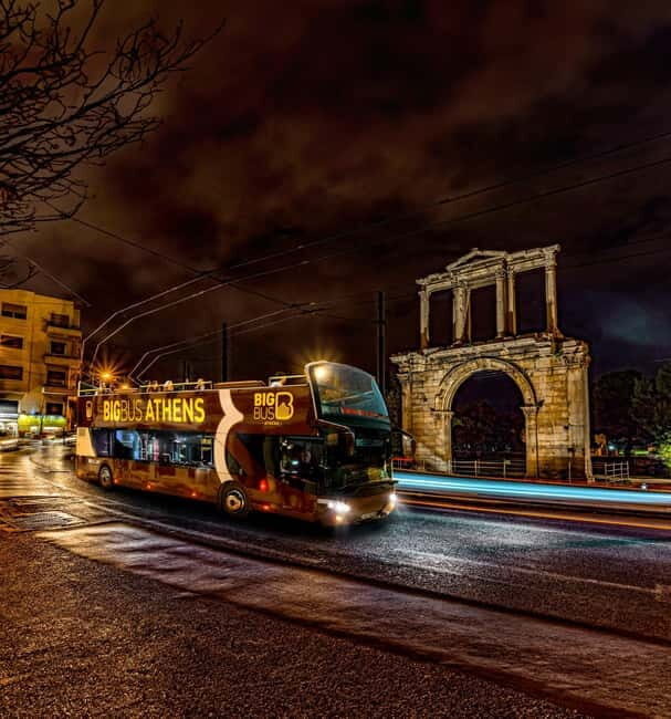 Athens: Big Bus Live-Guided Night Tour by Open-Top Bus - Authentic Insights from Reviews