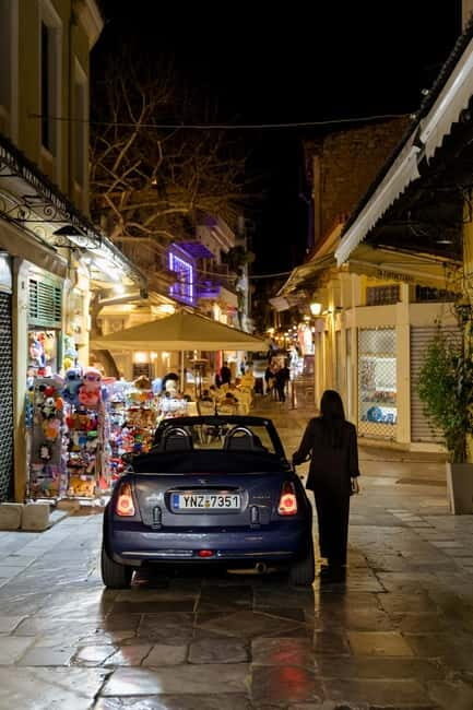 Athens by Night, a Magical Mini Cabrio Tour under Acropolis - The Experience in Detail