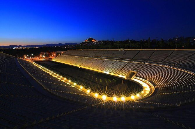 Athens By Night Driving Tour (Highlights) , and Dinner time - The Dinner Experience at Mikrolimano
