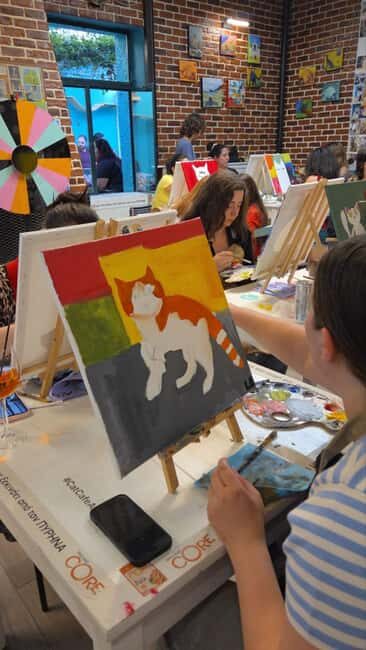 Athens: Cat Café Paint & Sip Experience - Who Will Love This?