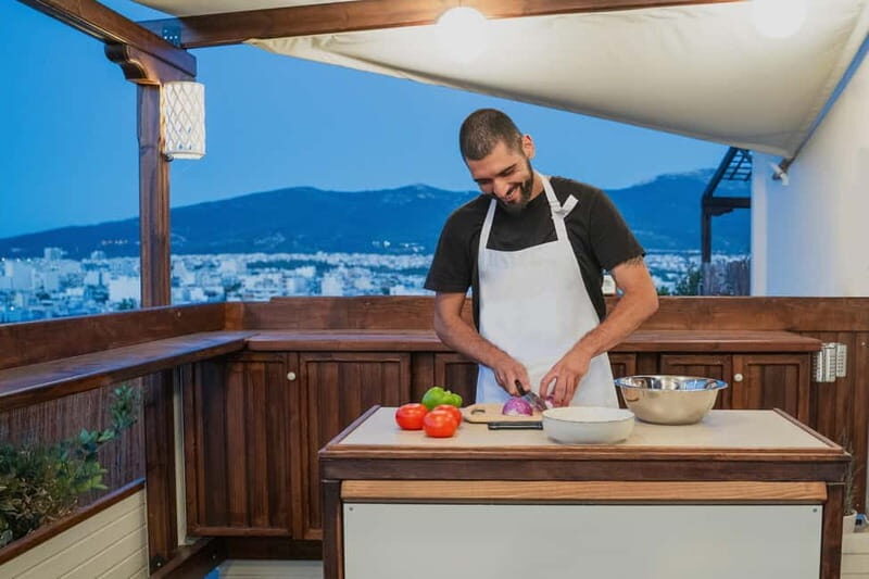 Athens: Cooking Class at Diamond Roof Garden - Key Points