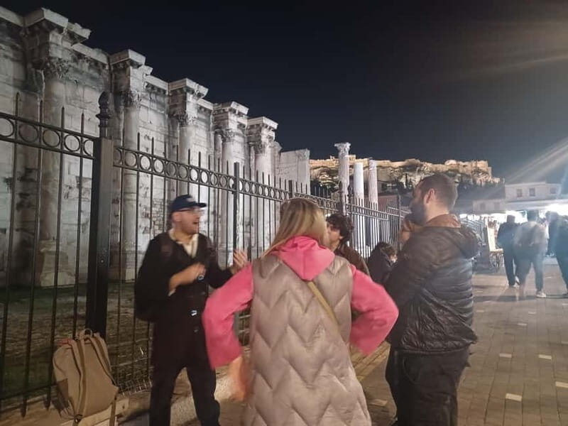 Athens: Horror Mythology Evening Tour with a Guide - Starting Point: Athinaiki Skini and the Atmosphere of Athens at Night