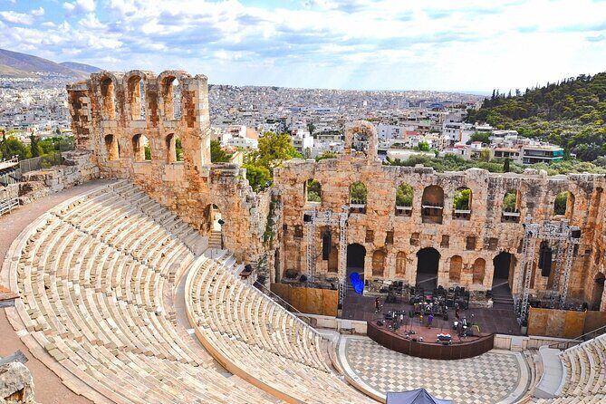 Athens Iconic Highlights & Lake Vouliagmeni Thermal Spa Day Tour - Culinary Stop and Optional Ice Cream
