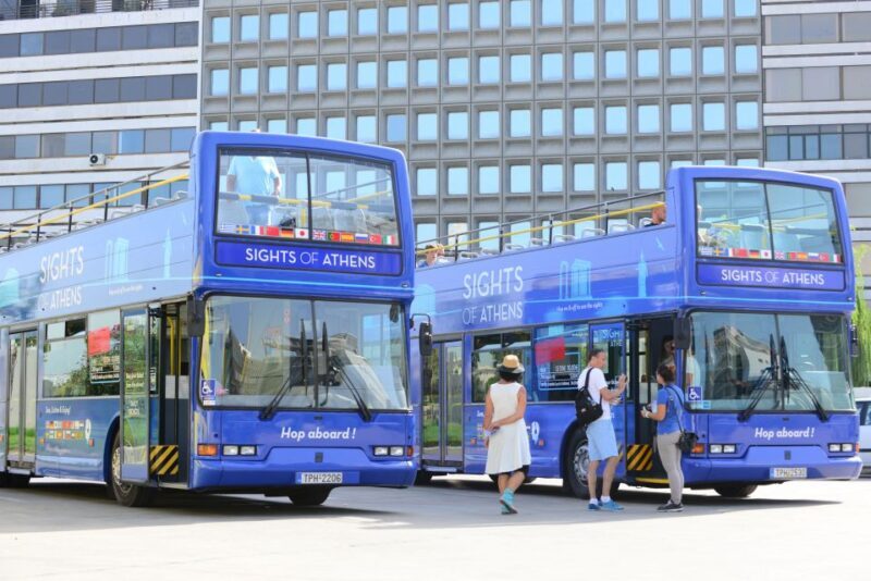 Athens, Piraeus, and Coastline: Blue Hop-On Hop-Off Bus - Key Points