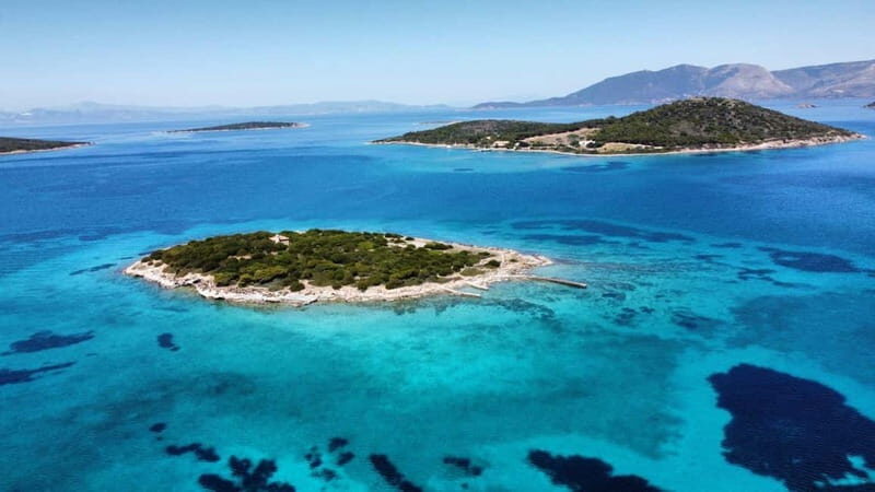Athens: Private Daily Cruise & Snorkeling Petalioi Marmari - First Stop: The Petalioi Islands