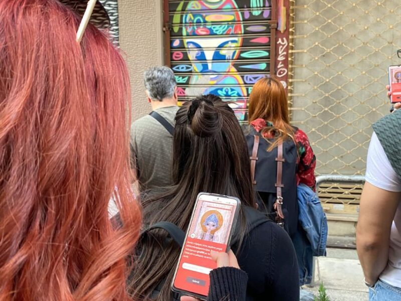 Athens: Private Street Art Treasure Hunt with Food Stops - Key Points