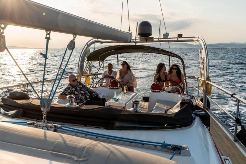 Athens Riviera: Private daily sailing cruise with lunch - Second Stop: Vouliagmeni Bay