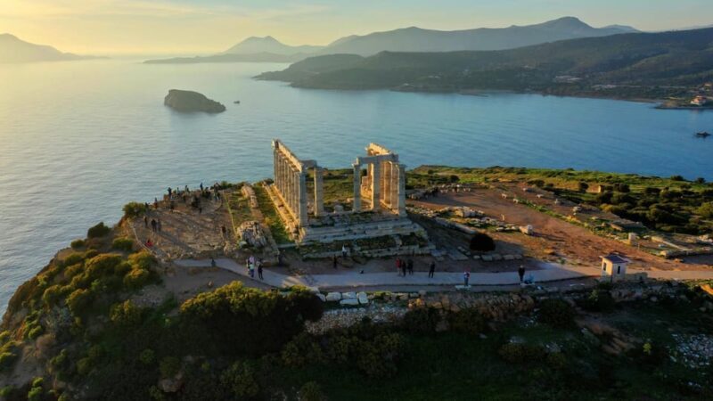 Athens: Sounio Poseidon Temple Athens Riviera Trip, Swimming - Morning Pickup & Scenic Drive