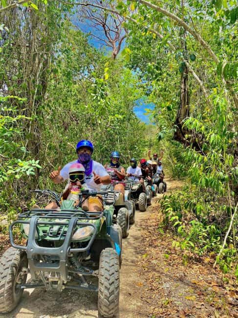 ATV Adventour: Jade Cave Cenote, Transportation & Tequila - Key Points