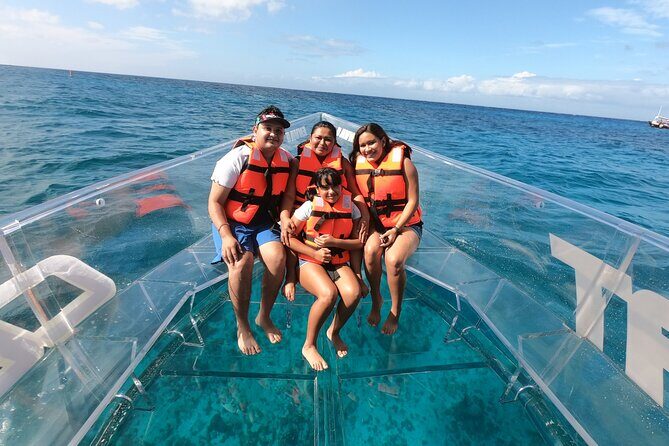 ATV and Clear Boat Ride Full Experience in Cozumel - The Clear Boat Journey: Snorkeling and Sunken Gems
