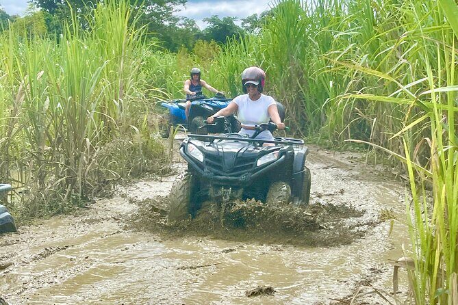 ATV Full Day Off Road Jungle Ride and sunset from Trelawny with Pick Up - Key Points