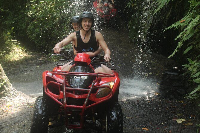 ATV Quad Bike Through Tunnel and Waterfall - Key Points