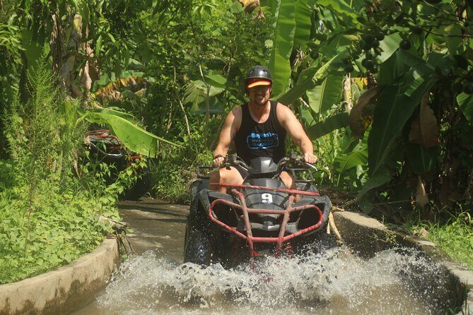 ATV Quad Bike Through Tunnel and Waterfall - Possible Drawbacks