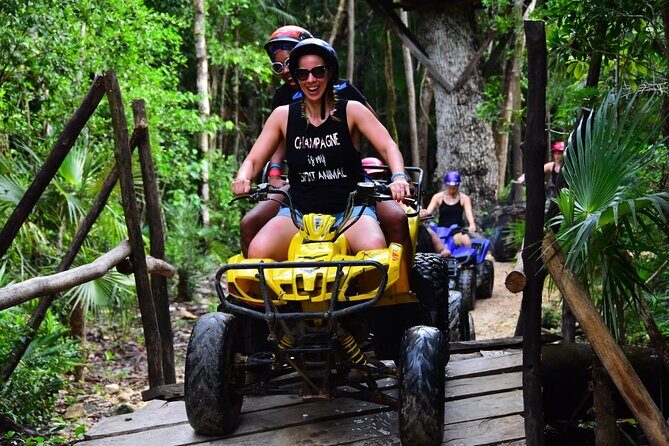 ATV (shared), Horse Back Riding, Ziplines, & Cenote from Cancún - Frequently Asked Questions