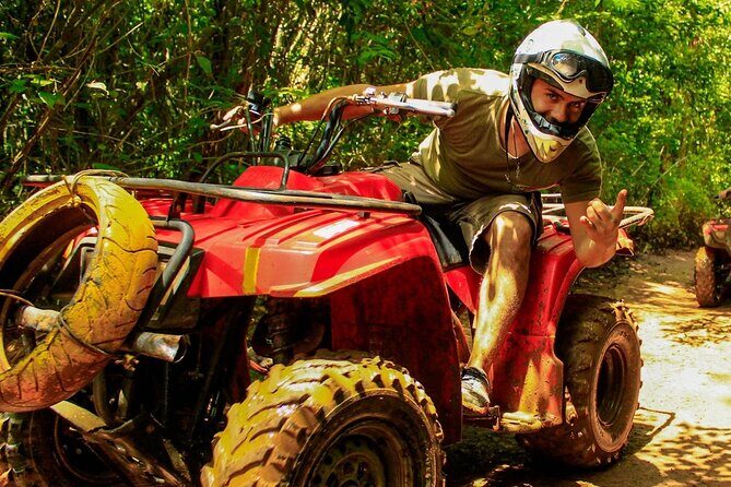 Atv (single) Zipline and Cenote From Cancun - Key Points