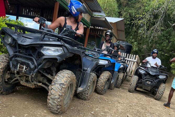 ATV/ Zipline/Horseback/Rafting /Rick's Cafe From Montego Bay - Exciting and Authentic Jamaican Adventure: ATV, Zipline, Horseback Riding, & Rafting from Montego Bay