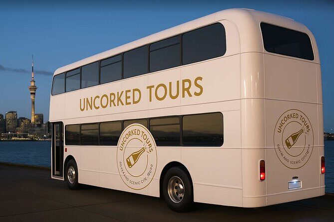 Auckland Scenic City TourTasting NZ Wines + Food onboard the bus - Key Points