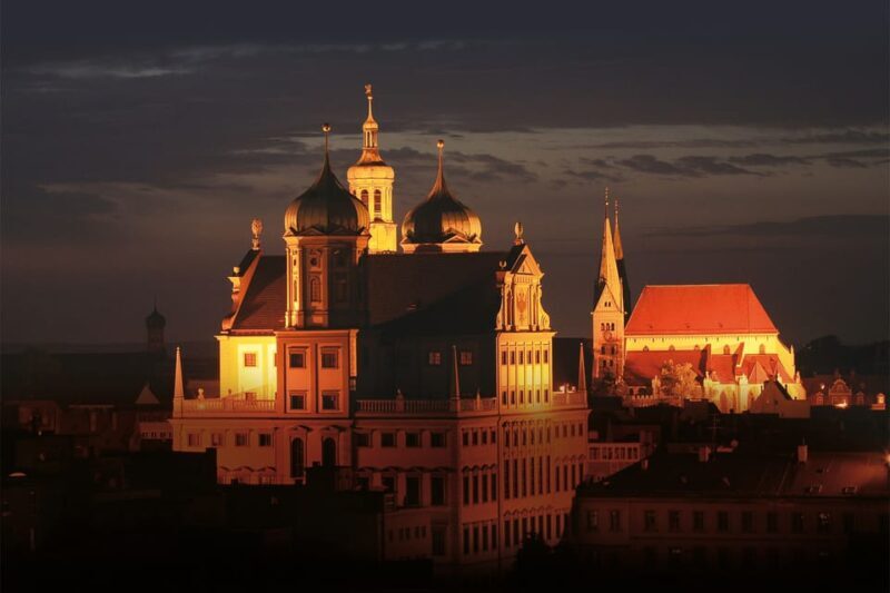 Augsburg: Illuminated Guided Evening Walking Tour - Key Points