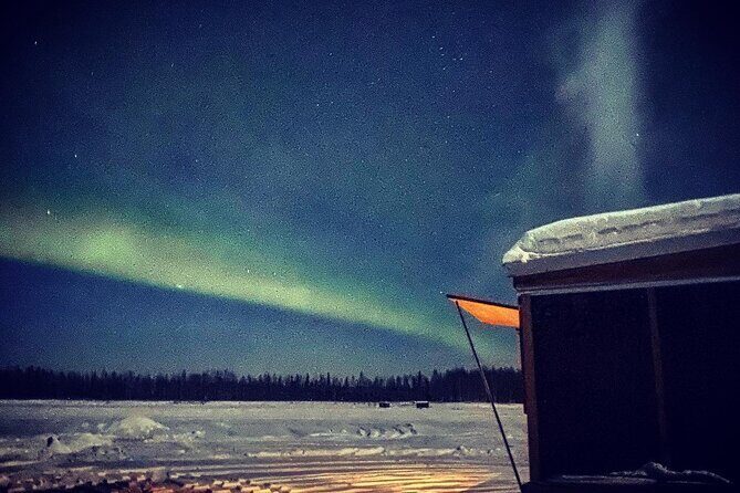 "Aurora Ice" - Ice Fishing & Salmon Dinner Tour - Food and Beverage