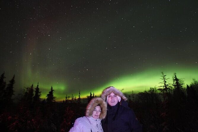 Aurora Viewing - Aurora Husky Lodge , Great view from top of the ridge - The Value of This Aurora Tour