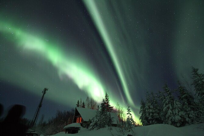Aurora Viewing - Aurora Husky Lodge , Great view from top of the ridge - Why This Tour Is Best For