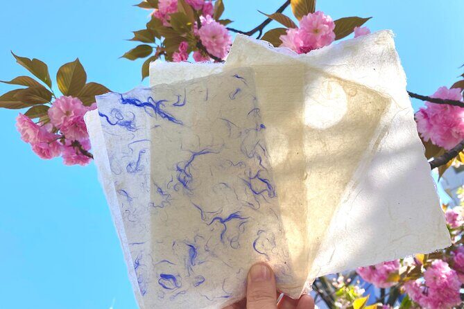 Authentic Handmade Washi Paper Making Workshop in Ueno - Key Points