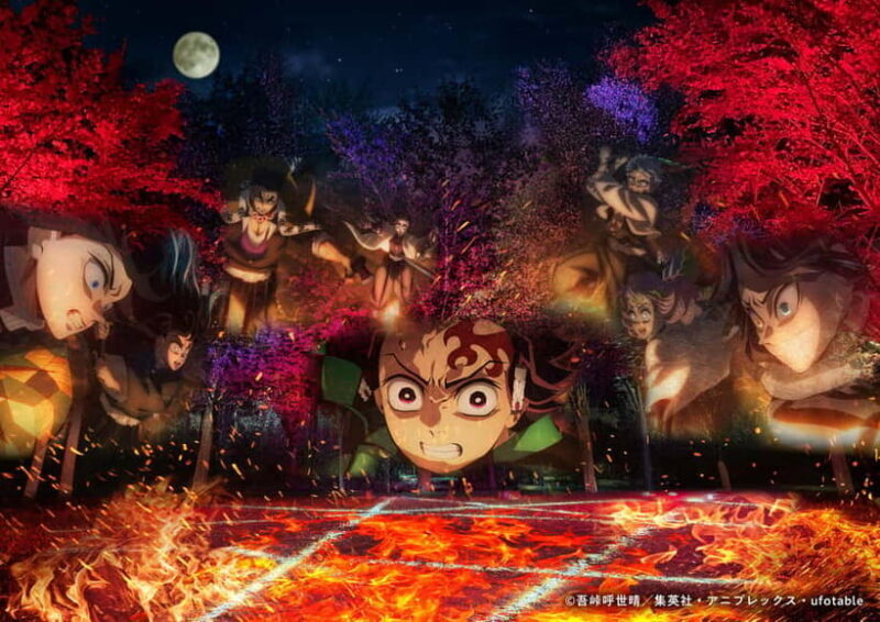 Awaji: Demon Slayer Nijigen no Mori Puzzle Walk & Projection - Key Points